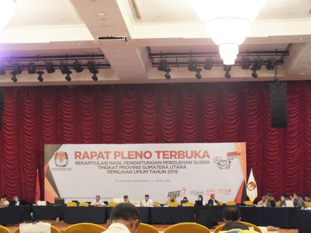 Rapat Pleno Rekapitulasi Hasil Penghitungan Perolehan Suara Pemilu 2019