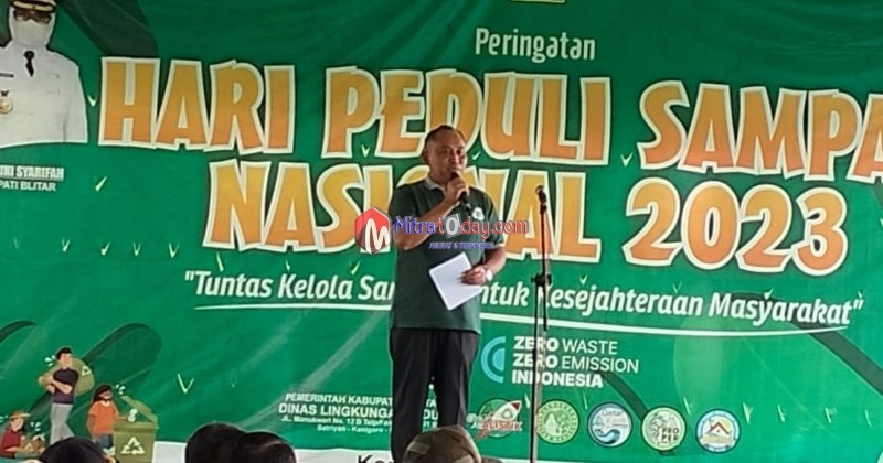 Bupati Blitar Peringatan Hari Peduli Sampah Momentum Maksimalkan