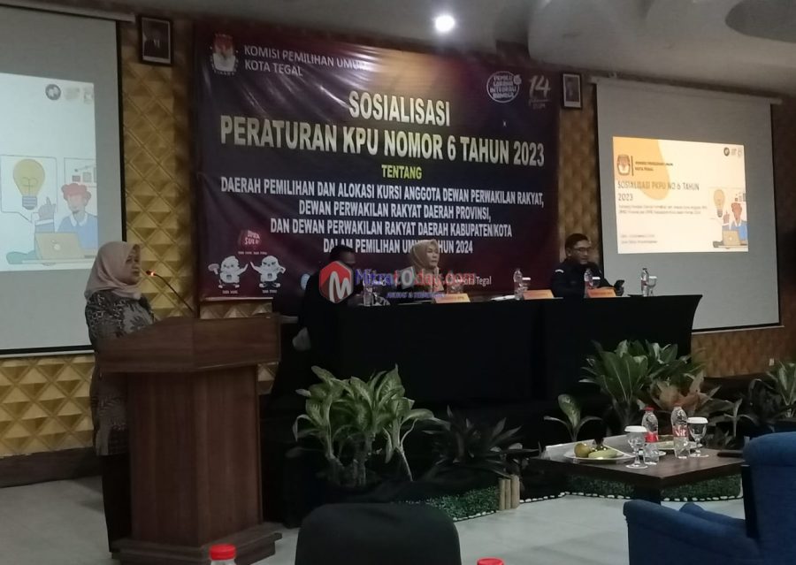 Kpu Kota Tegal Gelar Sosialisasi Pkpu Nomor 6 Tahun 2023 Ini Pembagian